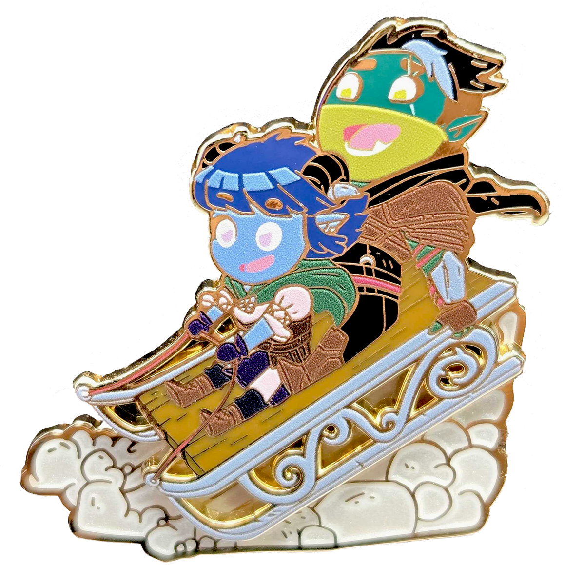 Fjord Stone and Jester Lavorre Holiday Pin – pinclubofficial